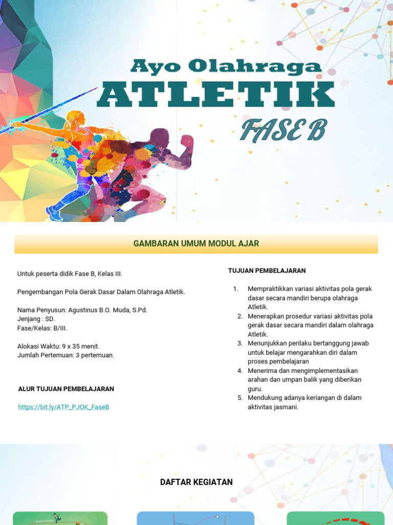 Modul Ajar Pendidikan Jasmani, Olahraga, dan Kesehatan (PJOK) - Ayo ...