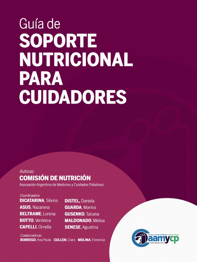 Gu A de Soporte Nutricional para Cuidadores 1699223033 | PDF | Medicamentos con receta | Diarrea