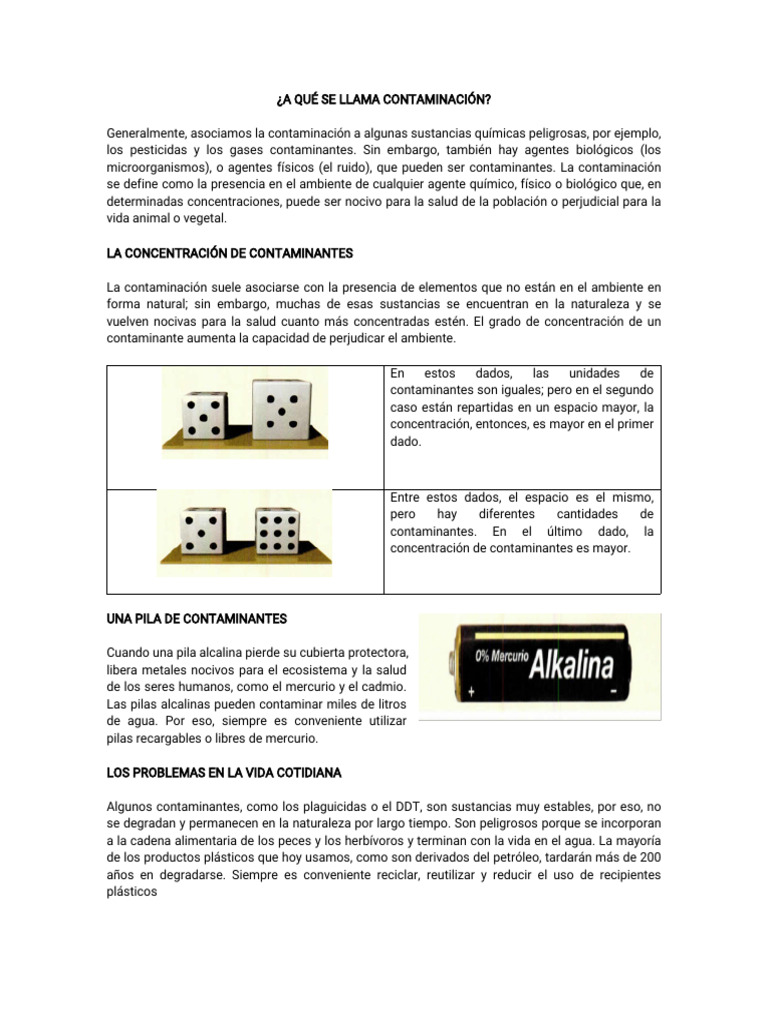 35 - APRENDEMOS SOBRE LA CONTAMINACIÓN | PDF 35 - APRENDEMOS SOBRE LA CONTAMINACIÓN | PDF