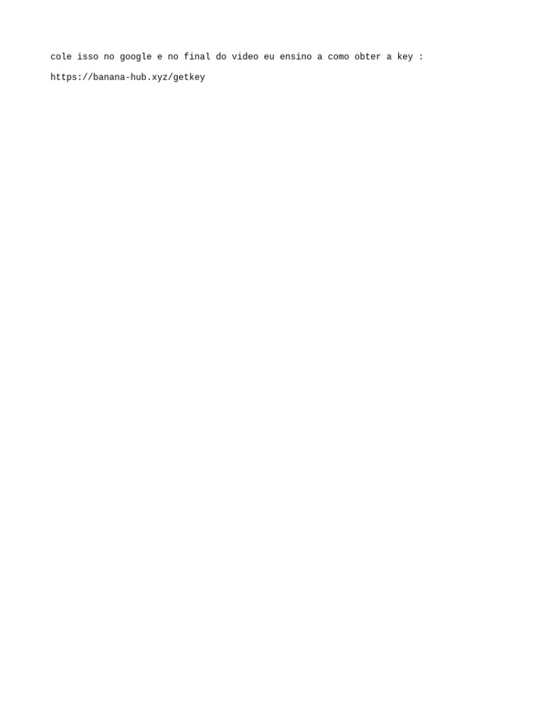 Banana Hub - Ninja Script | PDF