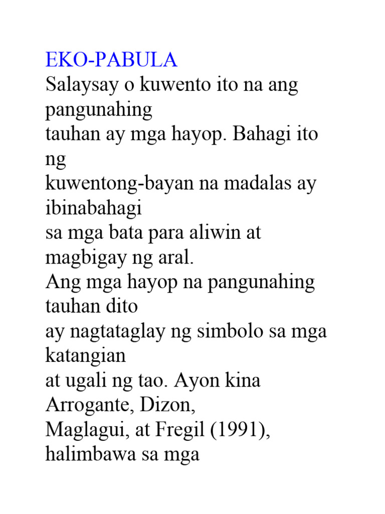 Si Ubal at Si Baw | PDF