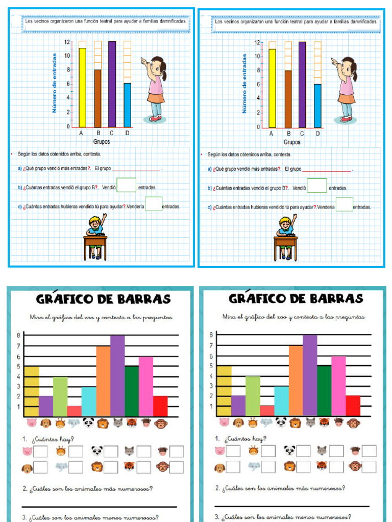 Fichas Grafico de Barras | PDF