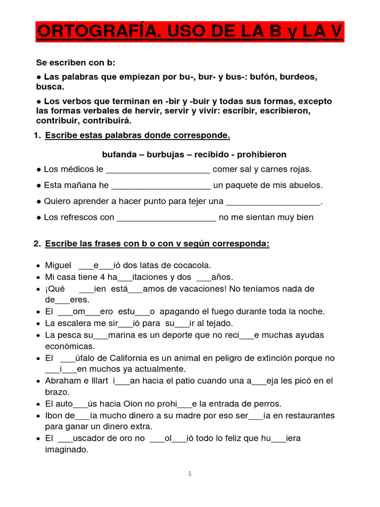 Ortografía B | PDF | Lingüística