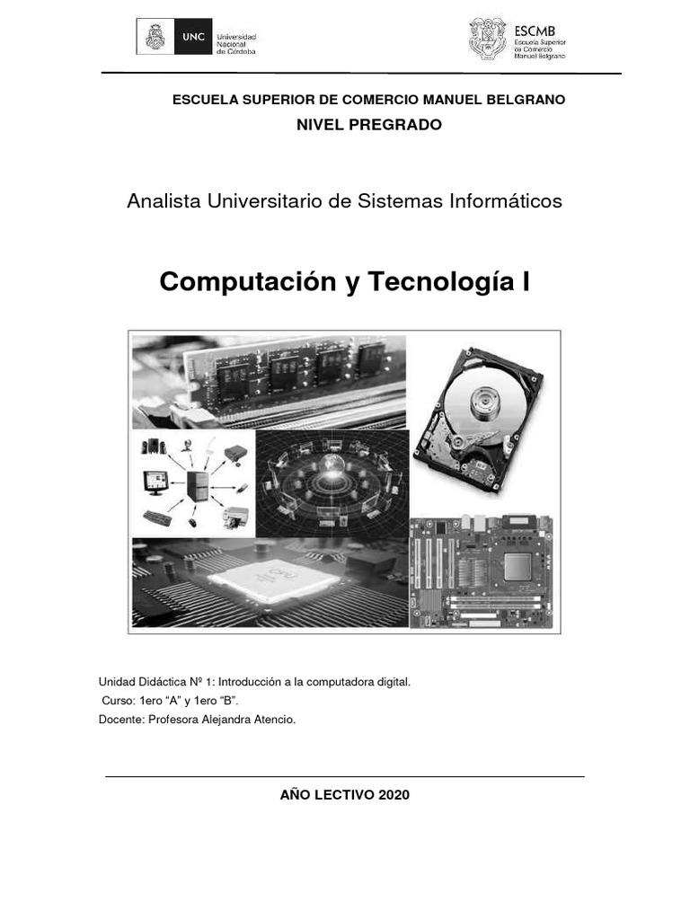 Apunte U1 | PDF | Algoritmos | Hardware de la computadora
