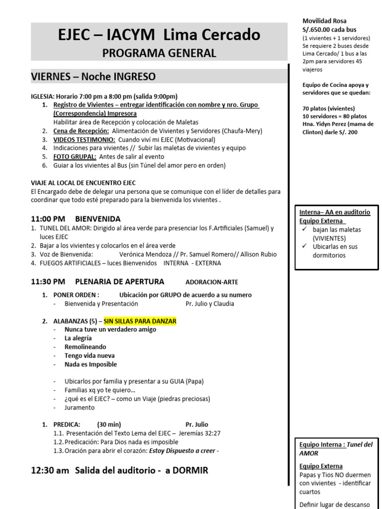 Programa EJEC Renovado 2023 . | PDF