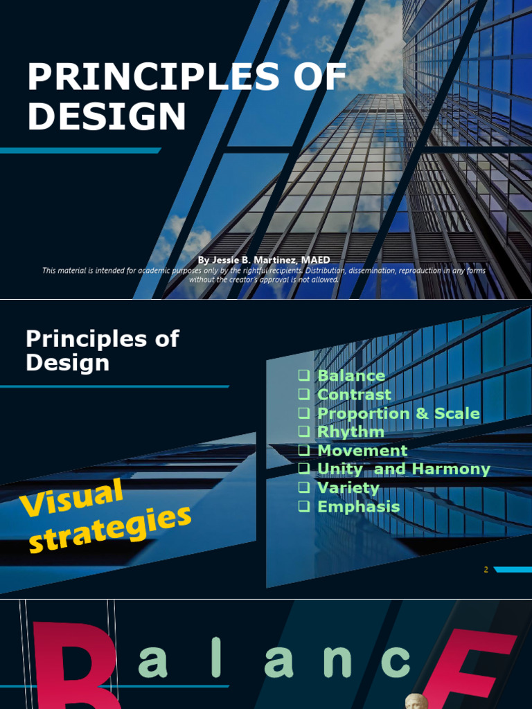 Topic 6-Principles of Design and Photography | PDF | Composition ...