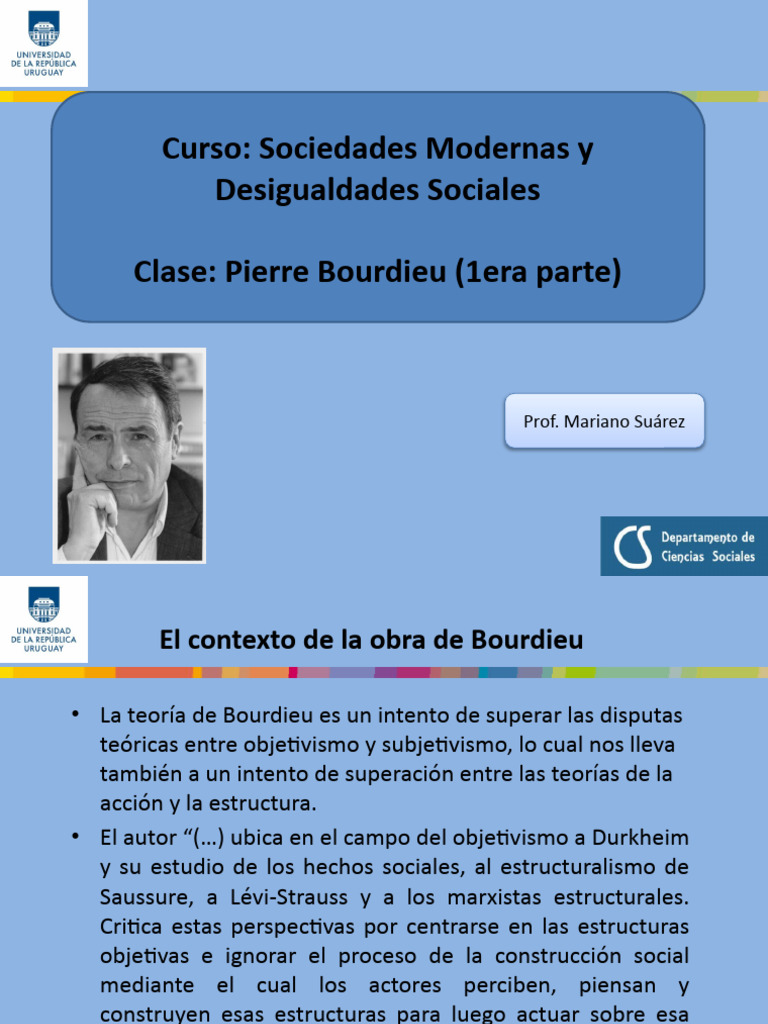 Pierre Bourdieu | PDF | Capital (economía) | Mente