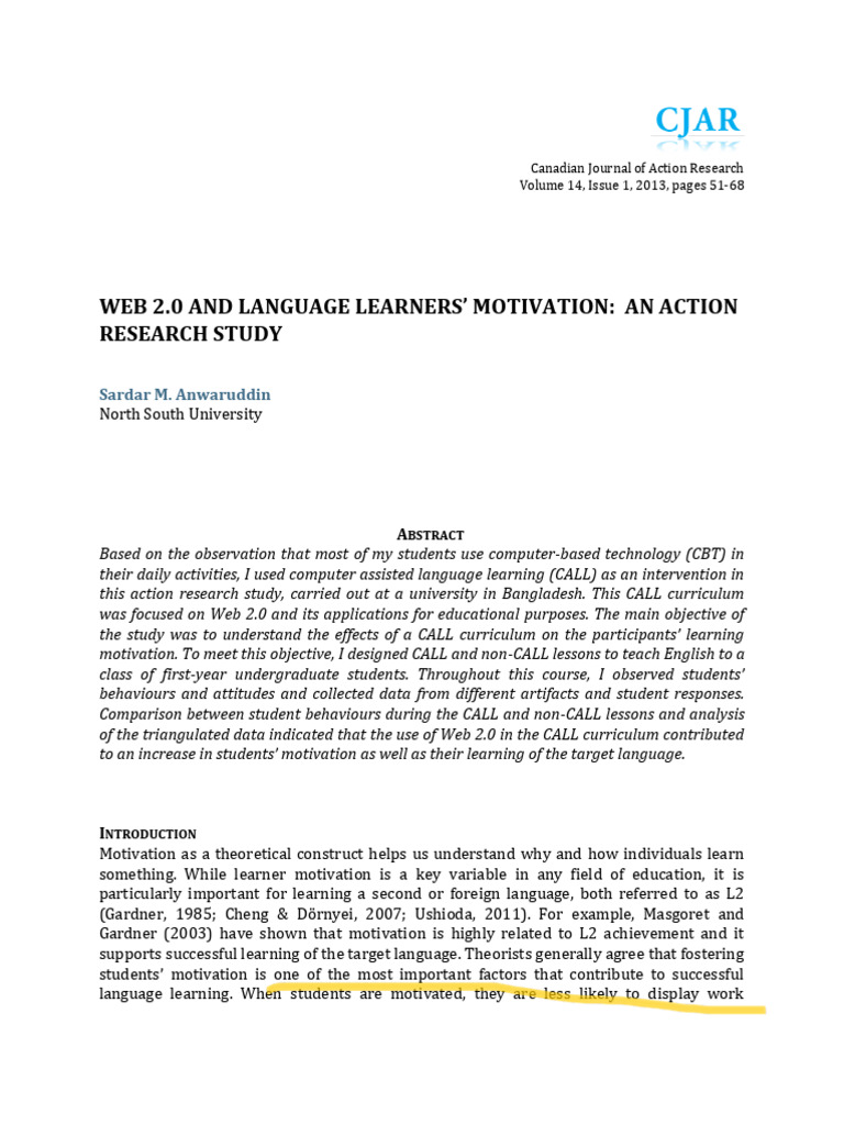 Anwaruddin, S.M. (2013) - Web 2.0 and Language Learners' Motivation ...