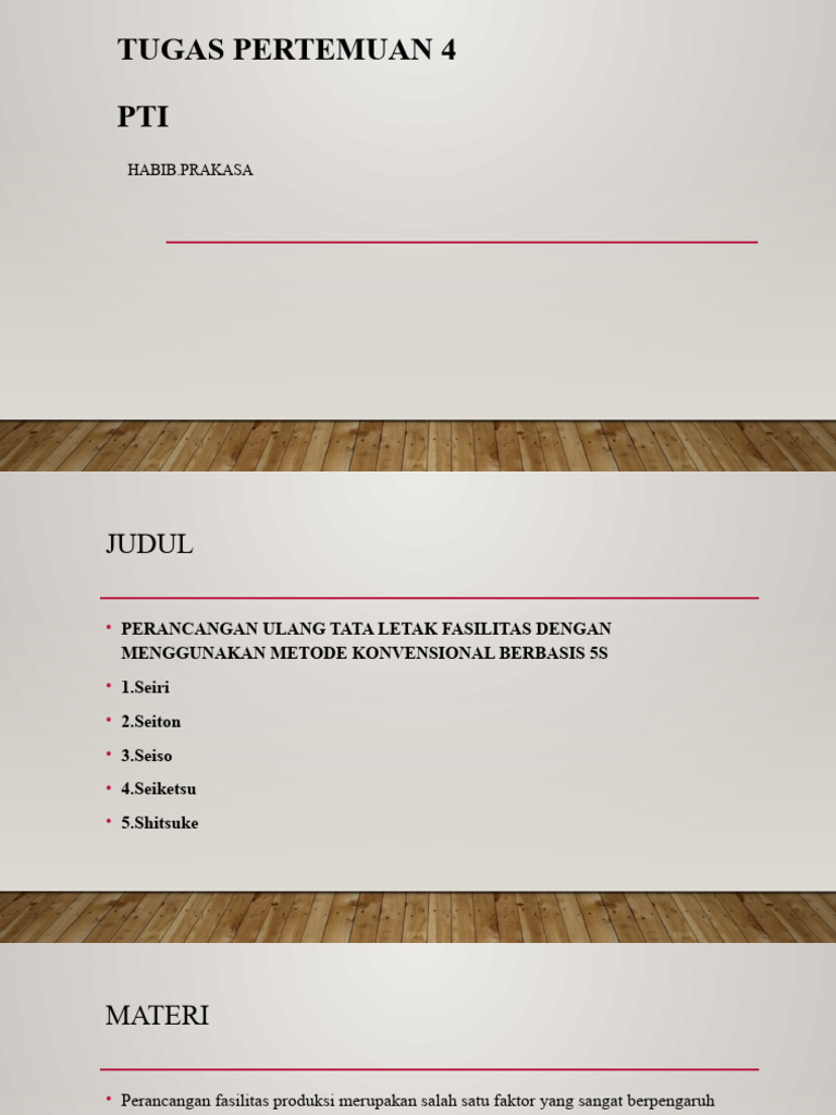 Perancangan Ulang Tata Letak Fasilitas Dengan Menggunakan Metode | PDF ...