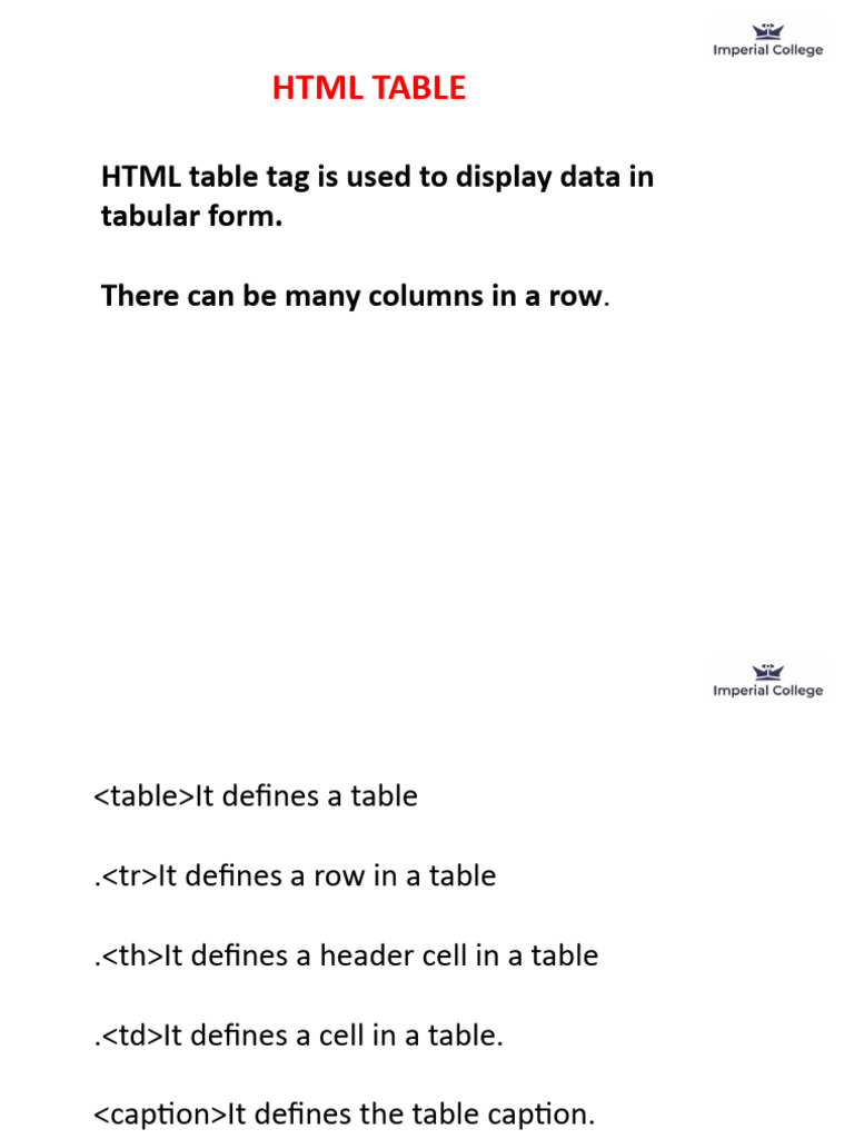 Topic 3 | PDF | Html Element | Html