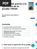 Instrucciones para el examen TOFAS | PDF | Informática | Tecnología