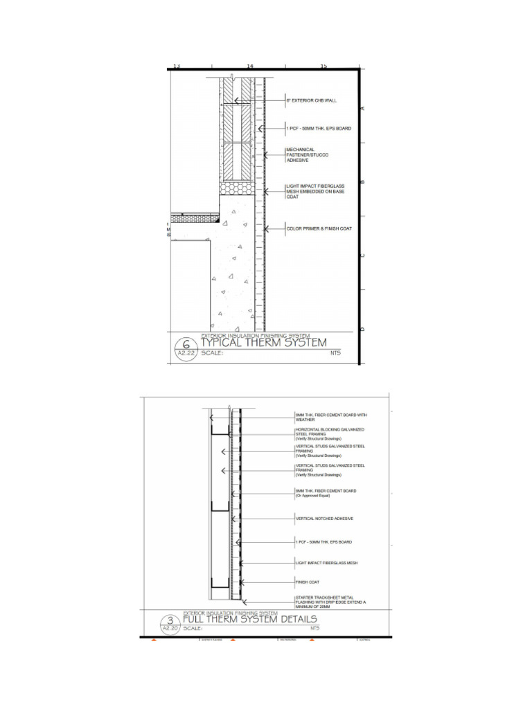 Eifs Full Therm & Therm System | PDF