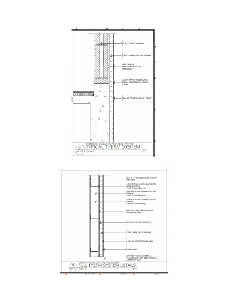 Eifs Full Therm & Therm System | PDF
