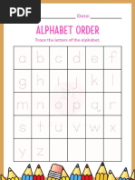 Alphabet Stamping Activity Sheet | PDF