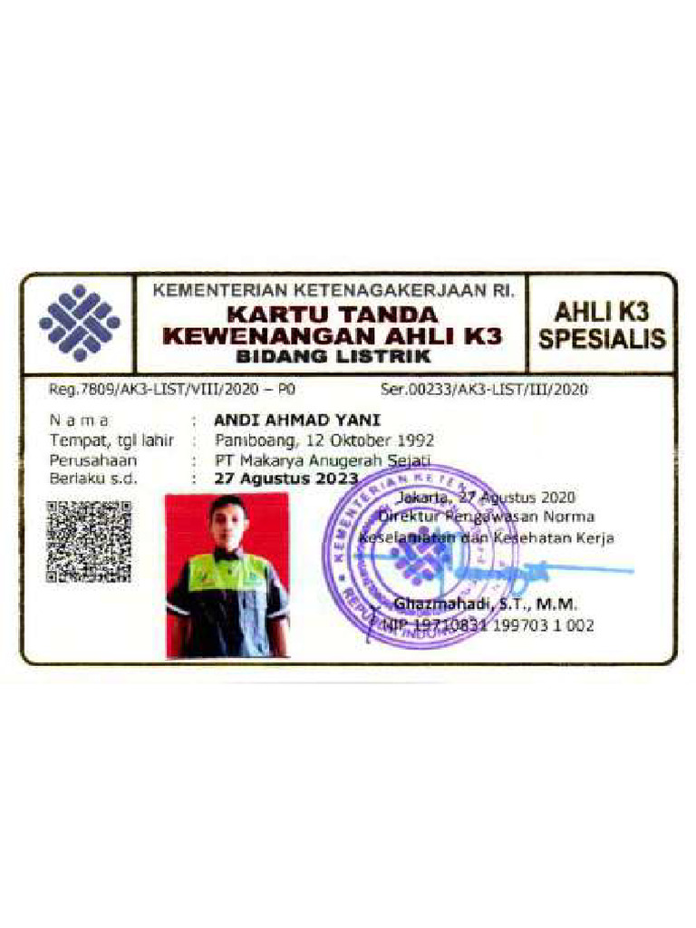 Screenshot 2023-08-18 at 09-31-15 SKP Ahli k3 Andi Ahmad Yani PDF | PDF