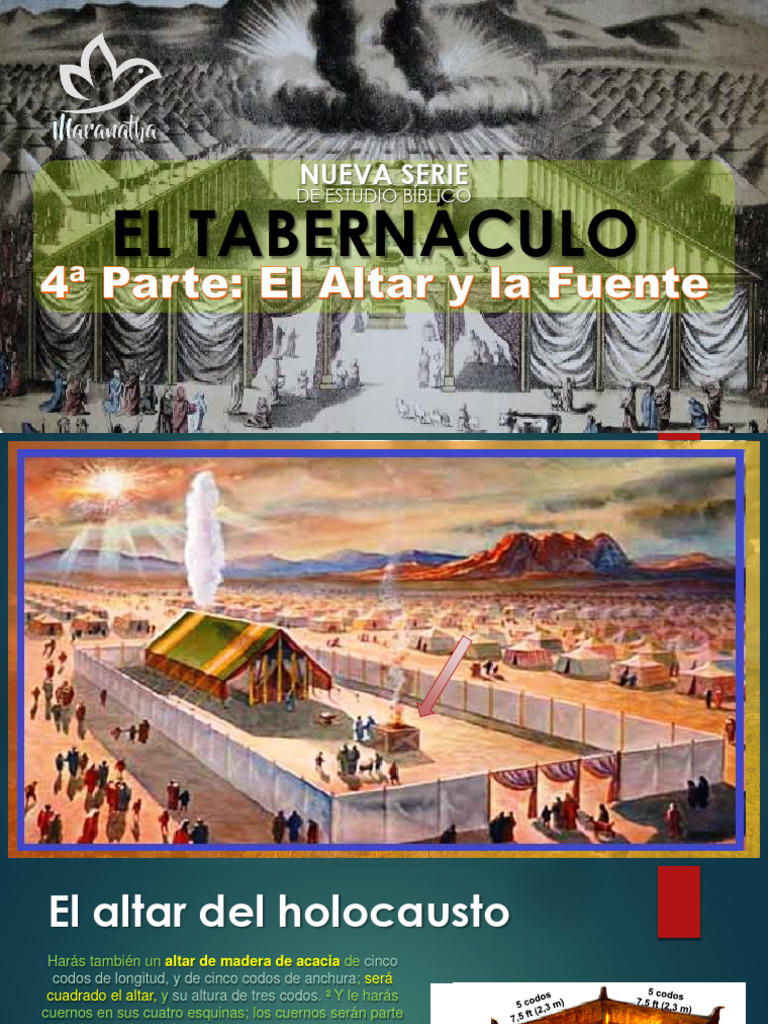 303 - EL TABERNÁCULO Parte 4 El Altar y La Fuente | PDF | Libro de ...