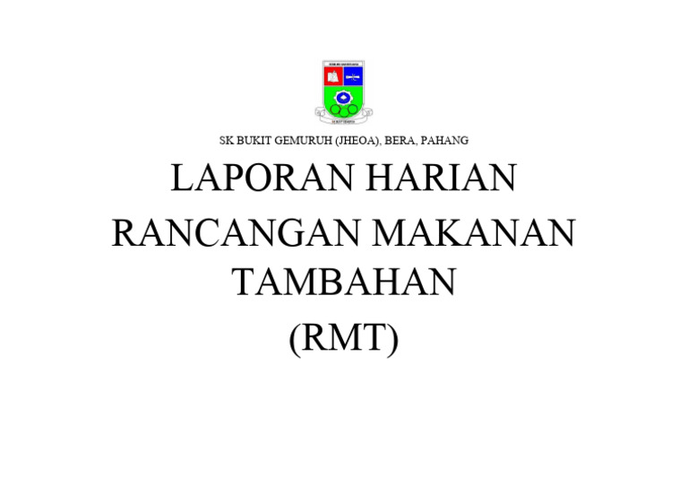 Cover Laporan Harian RMT | PDF
