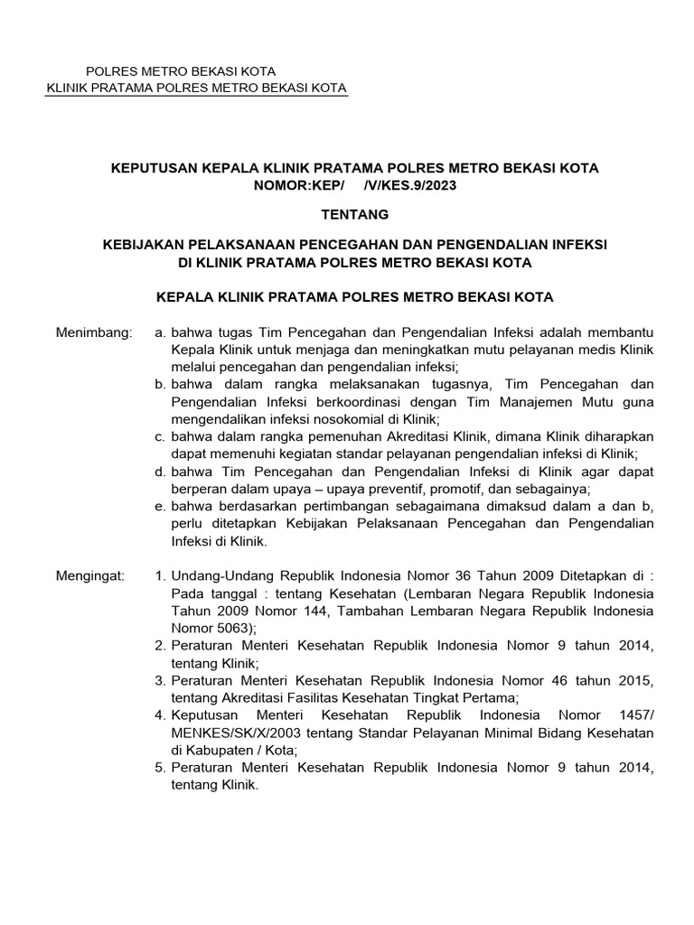 PMKP 3.1 SK Dan Pedoman Ppi | PDF | Sains & Matematika