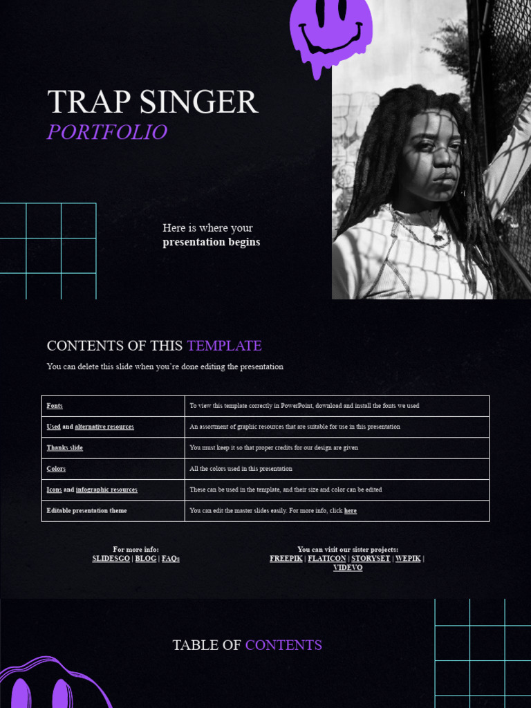 Trap Singer Portfolio by Jesus | PDF | Icon (Computing) | Brand