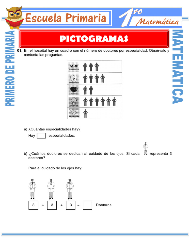 Los-Pictogramas-para-Primero-de-Primaria | PDF