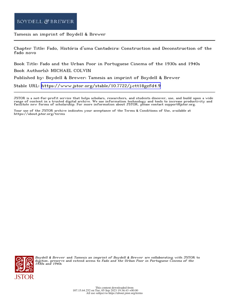 COLVIN FadoHistriaduma 2016 | PDF | Portugal