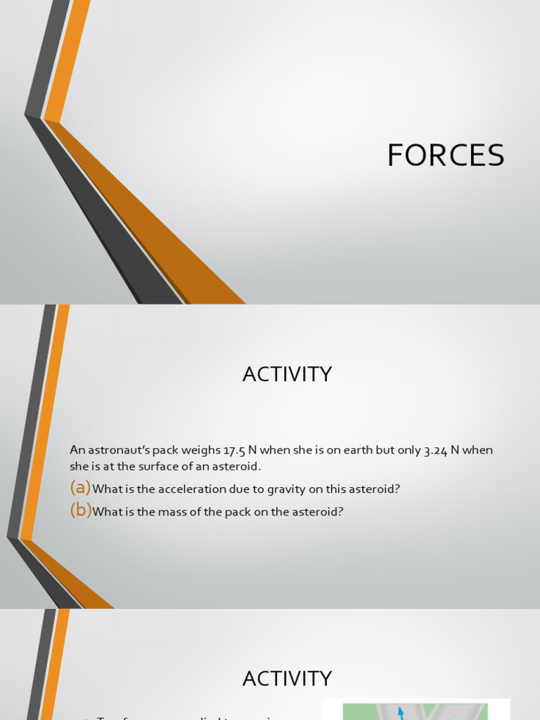 FORCES Activity | PDF