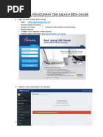 Manual Book CMS Siskeudes v.1.0 | PDF