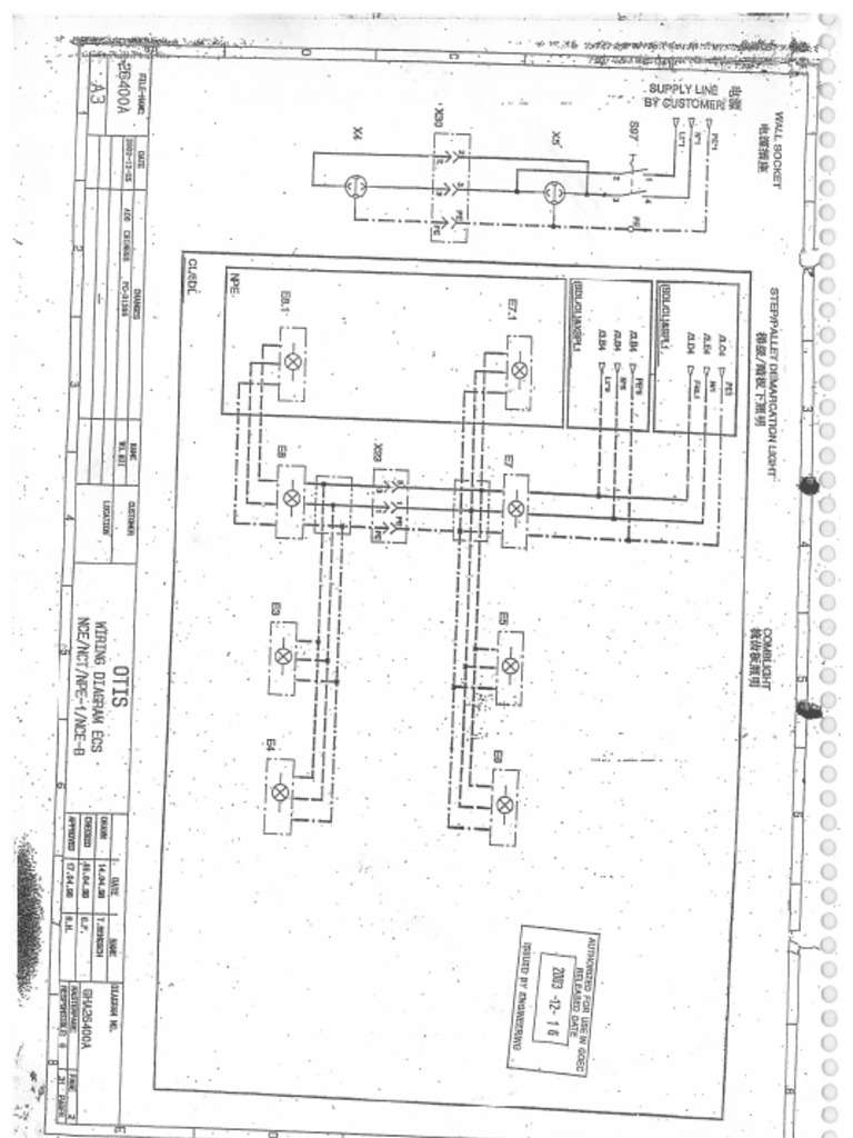 Diagrama OTIS NCE GHA26400A | PDF