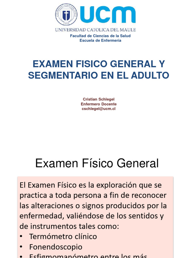Examen Físico General en Adultos | PDF | Examen físico | Afasia
