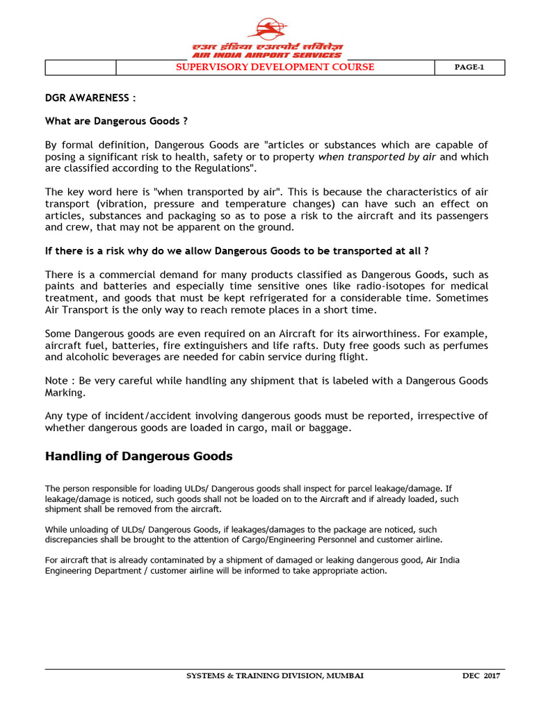 DG Awareness Labels | Download Free PDF | Dangerous Goods | Aircraft