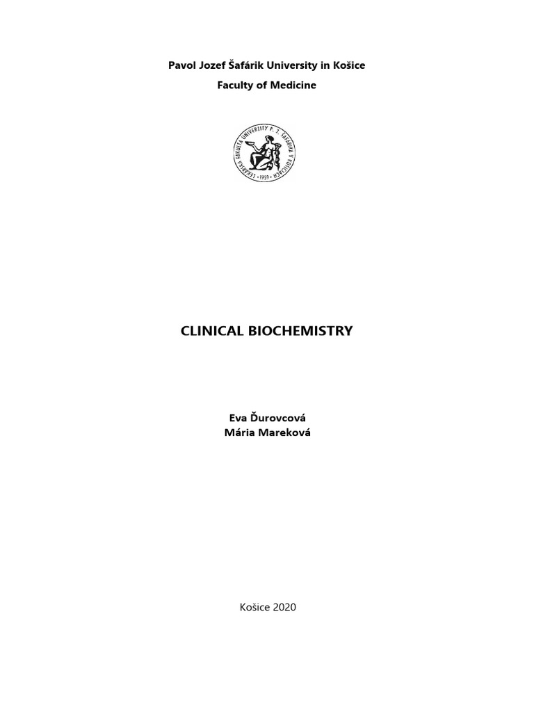 Clinical Biochemistry | PDF | Blood Plasma | Blood