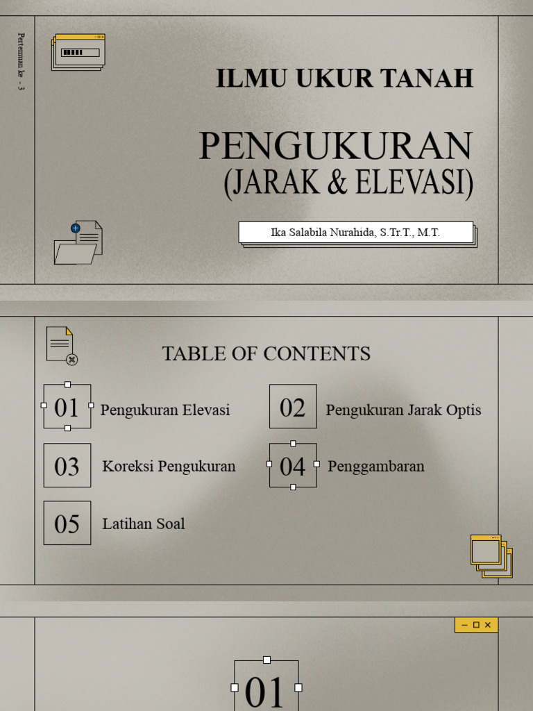 3. Pengukuran Jarak Dan Elevasi | PDF
