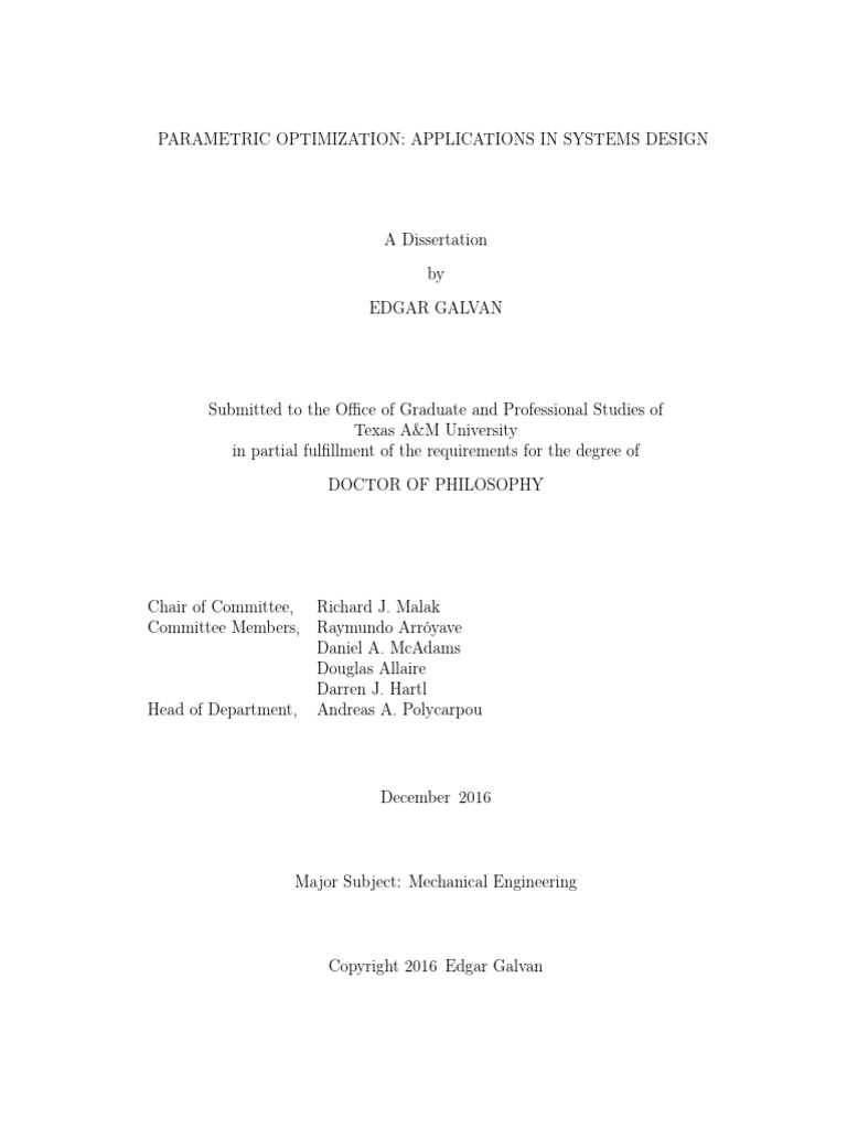Parametric Optimization | Download Free PDF | Mathematical Optimization | Systems Engineering