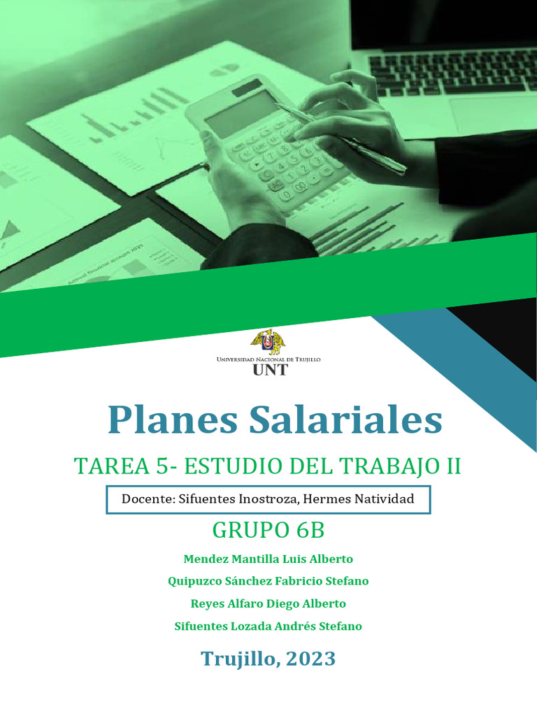 Grupo 6b - Tarea Planes Salariales | PDF | Salario | Pieza de trabajo