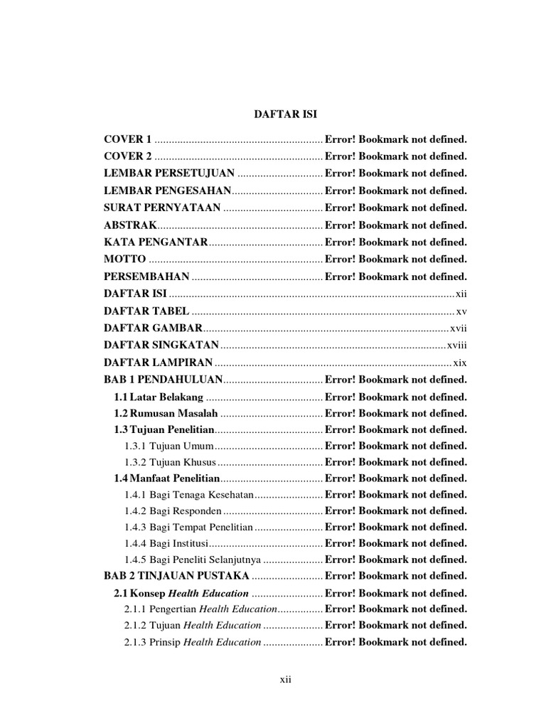 4 (Daftar Isi, Daftar Tabel, Daftar Gambar, Daftar Lampiran, Daftar Singkatan) | PDF