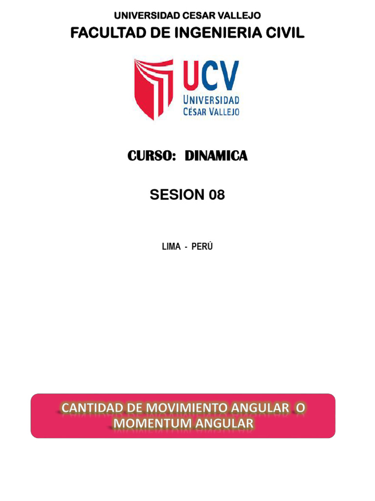 PPT_08 | PDF | Impulso | Momento angular