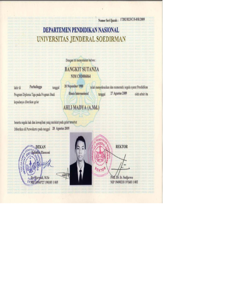 Ijazah d3 | PDF