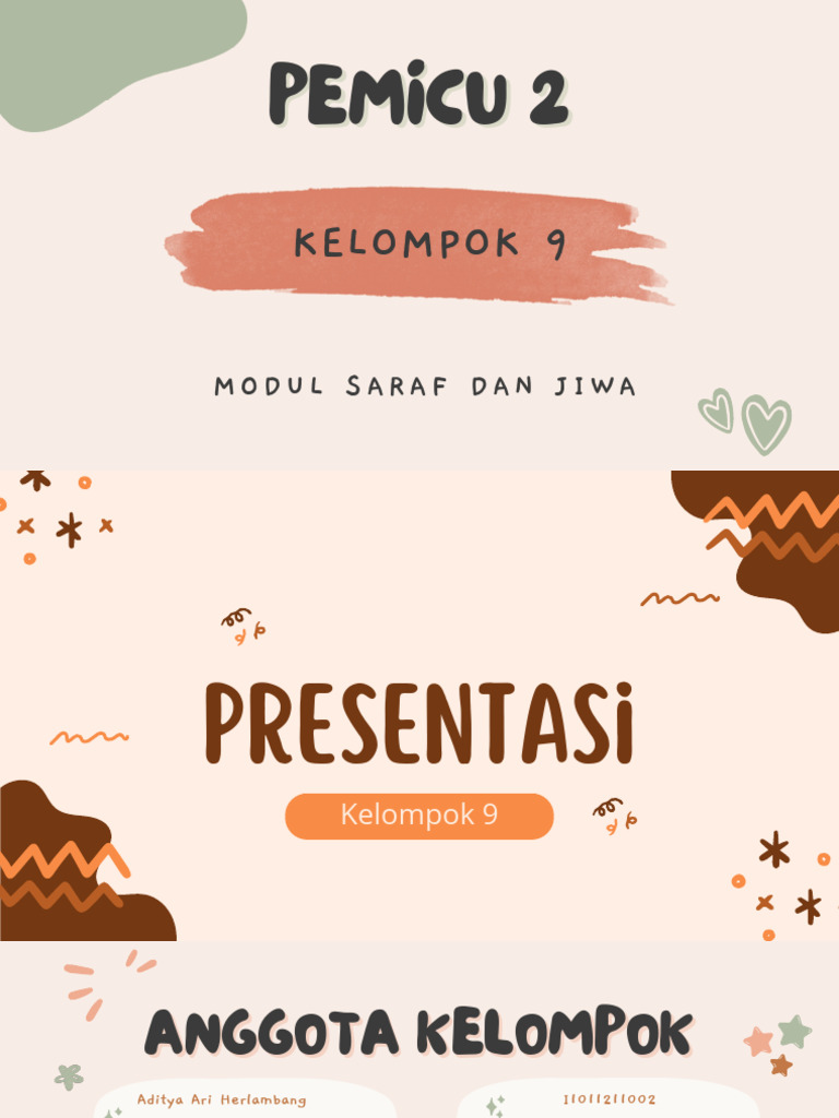 09 - PPT DK Pemicu 2 - Modul Saraf Jiwa | PDF