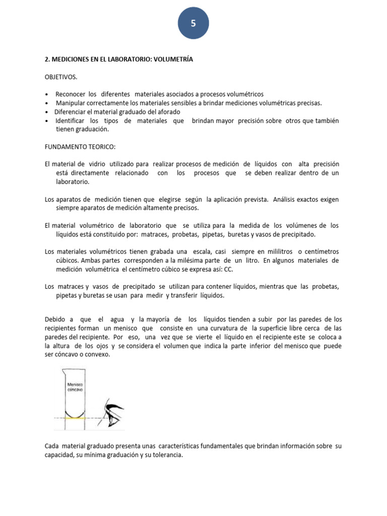 Química Fundamental I YGM 2018 Guia 2 | PDF | Medición | Exactitud y ...