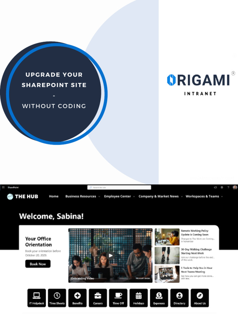 SharePoint Design Examples Oct 1 2023 | PDF | World Wide Web | Internet ...