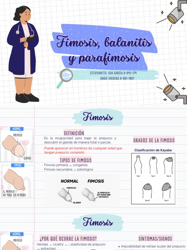 Fimosis, Parafimosis y Balanitis | PDF | Sistema genitourinario ...