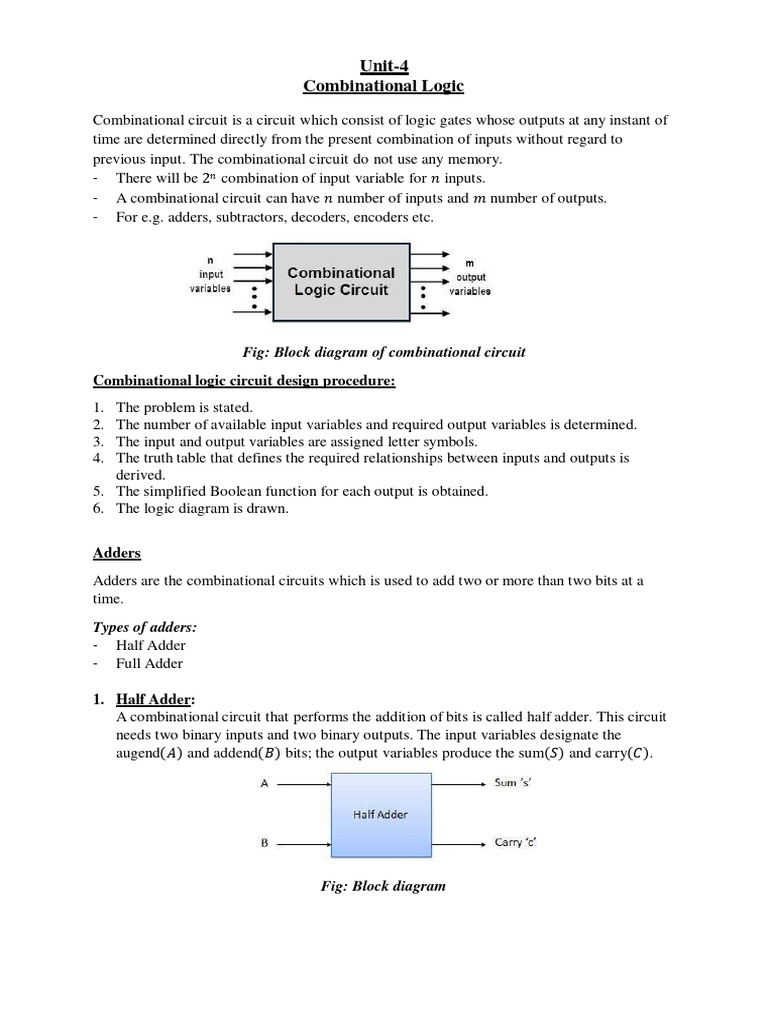 Chapter 4 Digital Logic Pdf Logic Gate Electronic Circuits