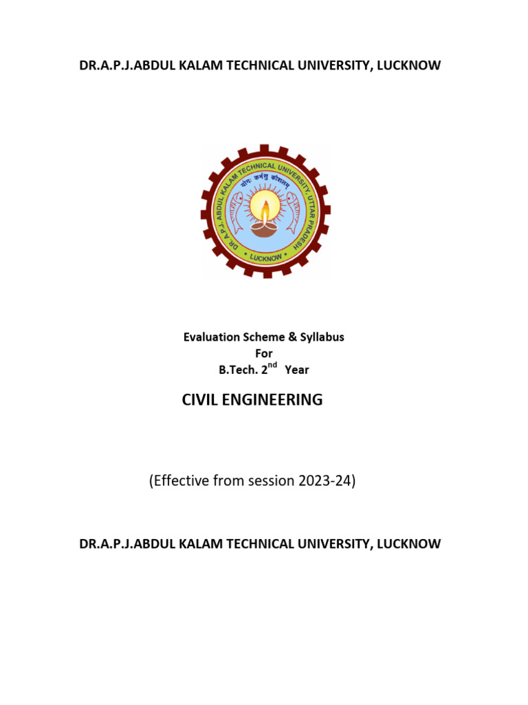 B.Tech 2nd Yr CE | Download Free PDF | Bending | Concrete