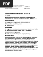 Lesson Plan in Filipino 1 - Pangngalan | PDF