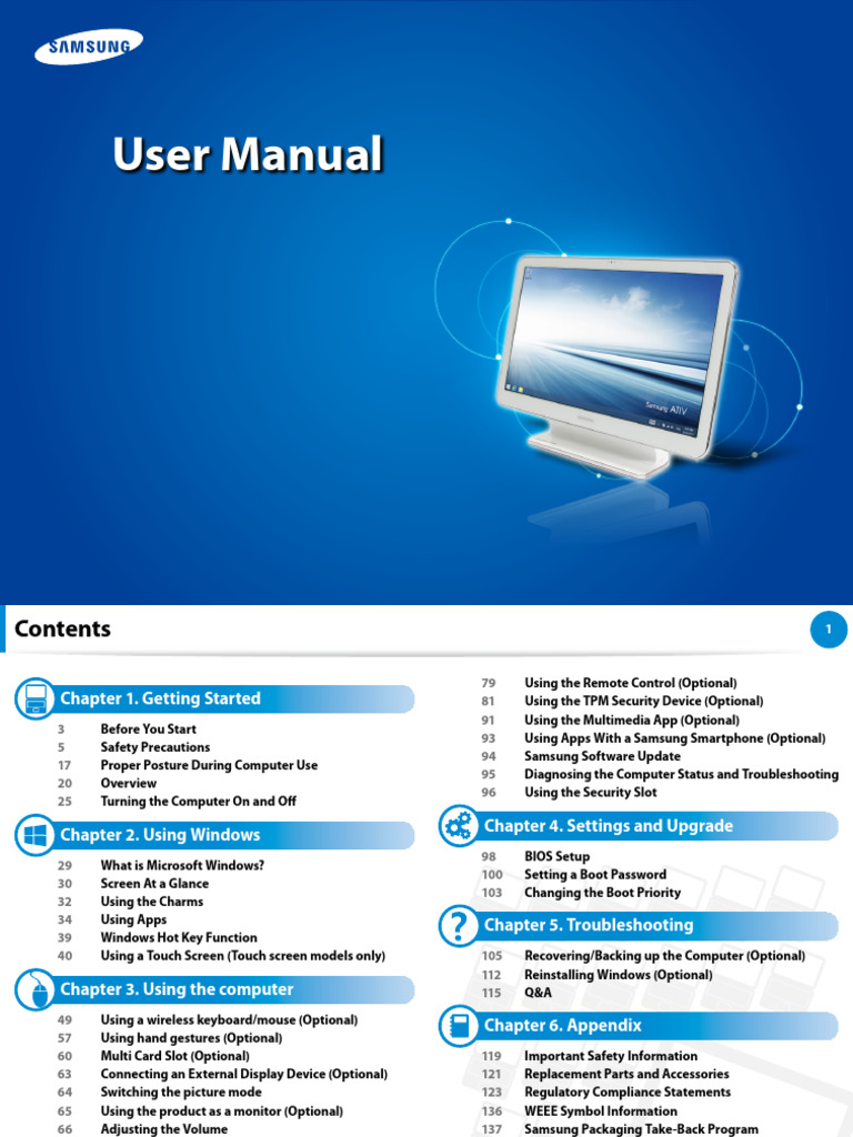 Win8.1 Manual Eng | PDF | Ac Power Plugs And Sockets | Computer Data Storage
