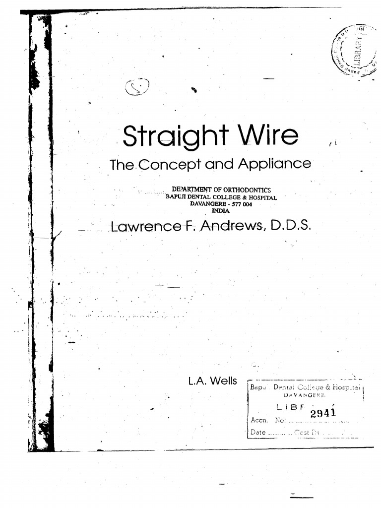Straight Wire The Concept and Appliance (Lawrence F Andrews) (Z-Library ...