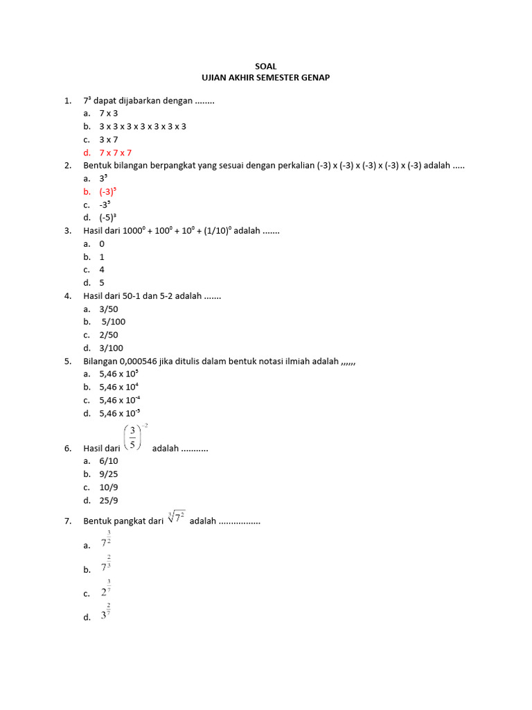 Soal Matematika Kelas 9 | PDF | Metode & Bahan Ajar