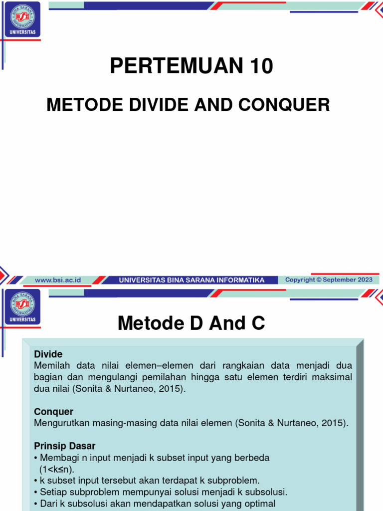 P10 MetodeDivide | PDF