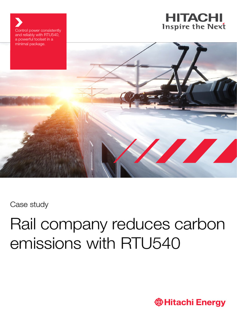 Railway Case Study RTU540 4CAE000111 | PDF | Scada | Rail Transport