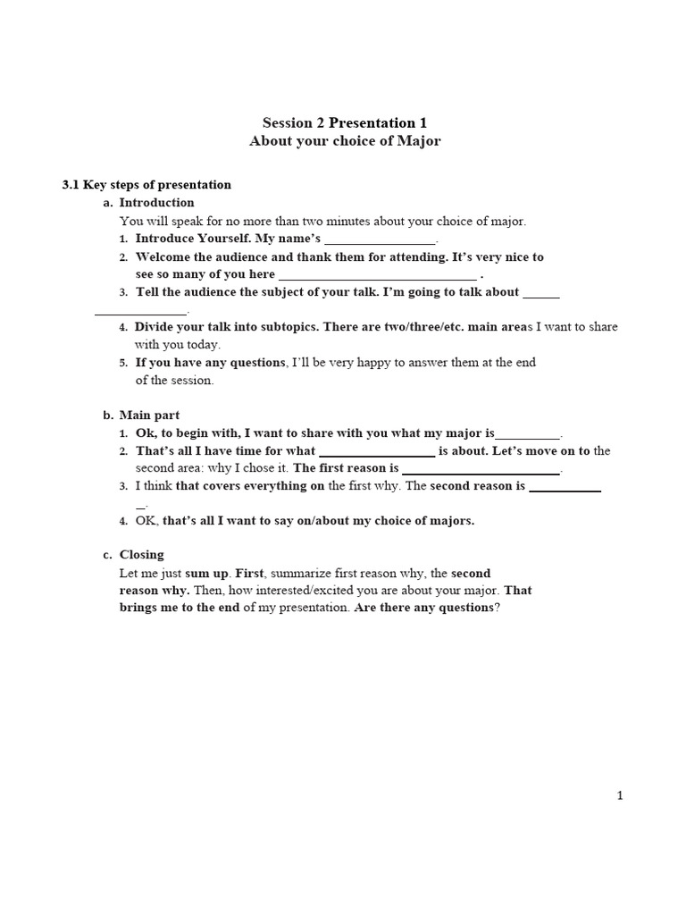 Presentation Skills-Session 2 | PDF | Learning | Cognition